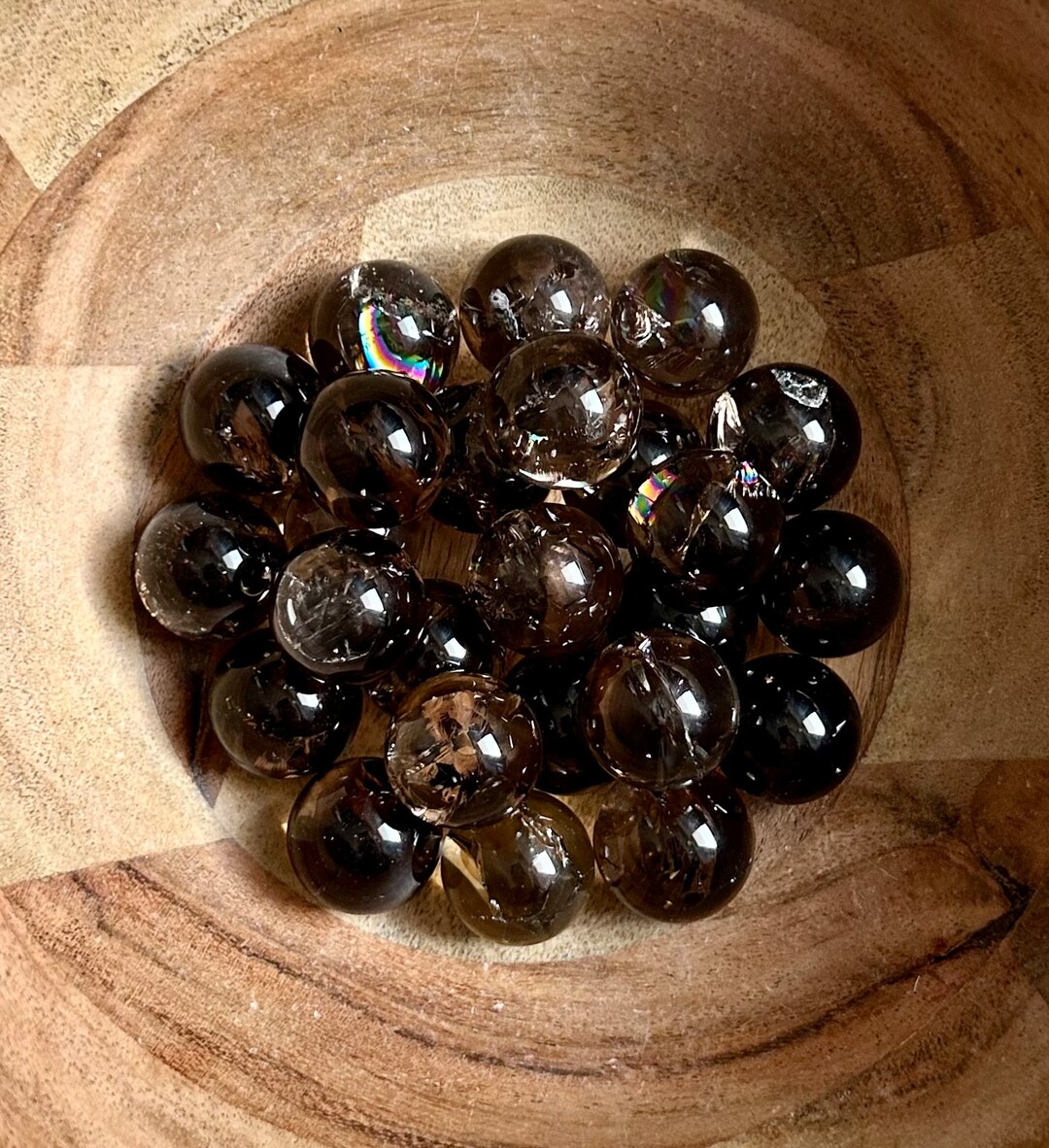 Natural Smoky Quartz Mini Sphere, Rainbow Smoky Quartz Mini Sphere ...