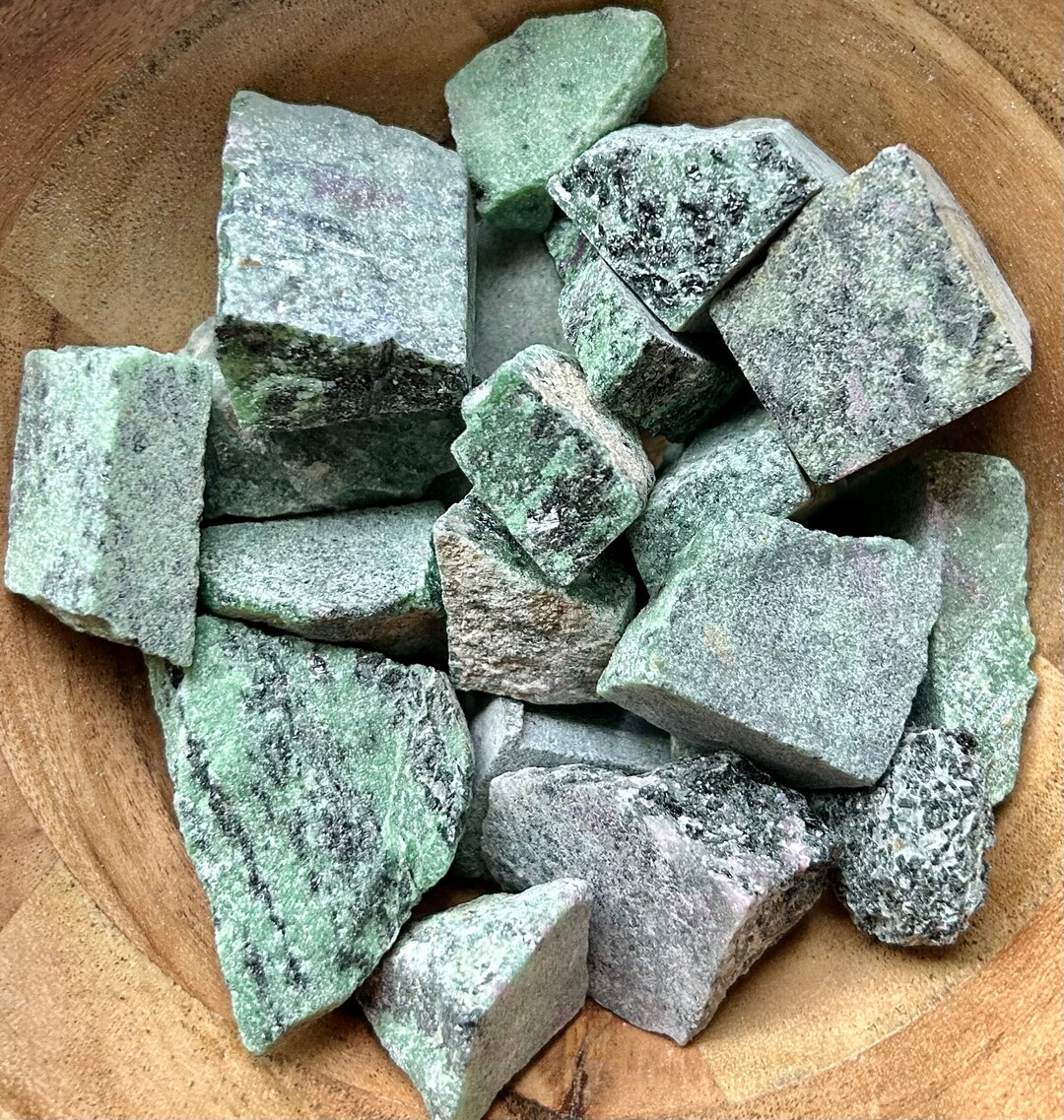 Natural Raw Ruby Zoisite - Etsy