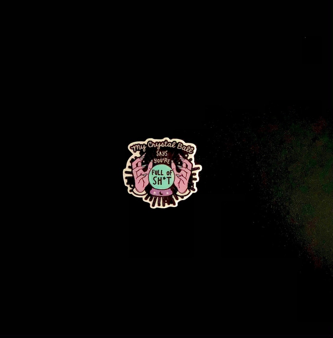 Crystal Ball Magnet Witch Magnet Sweary Magnet Occult Home - Etsy