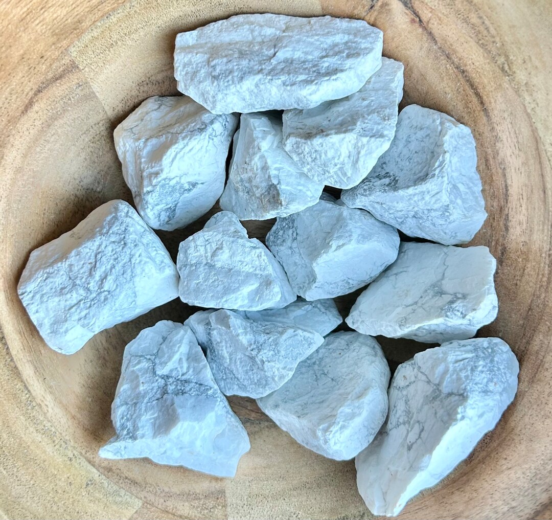Natural Raw Howlite - Etsy