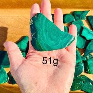 Natural Malachite Slab - Choose Your Size - Etsy