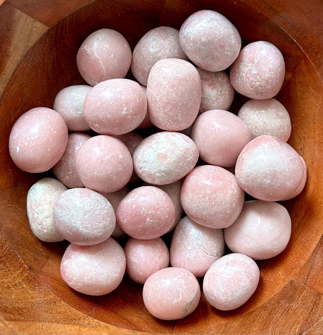 Natural Pink Opal Tumble - Etsy