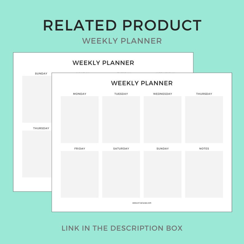TO DO LIST With Checkboxes and Notes Section - Etsy