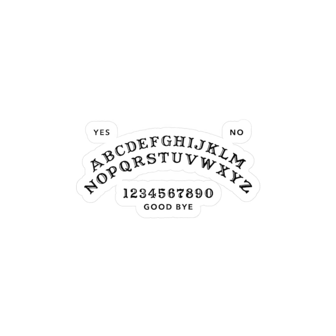 Ouija Board Vinyl Decal - Etsy