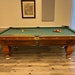 Antique Brunswick-balke-collender Billiards Pool Table With Monarch ...