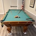 Antique Brunswick-balke-collender Billiards Pool Table With Monarch ...