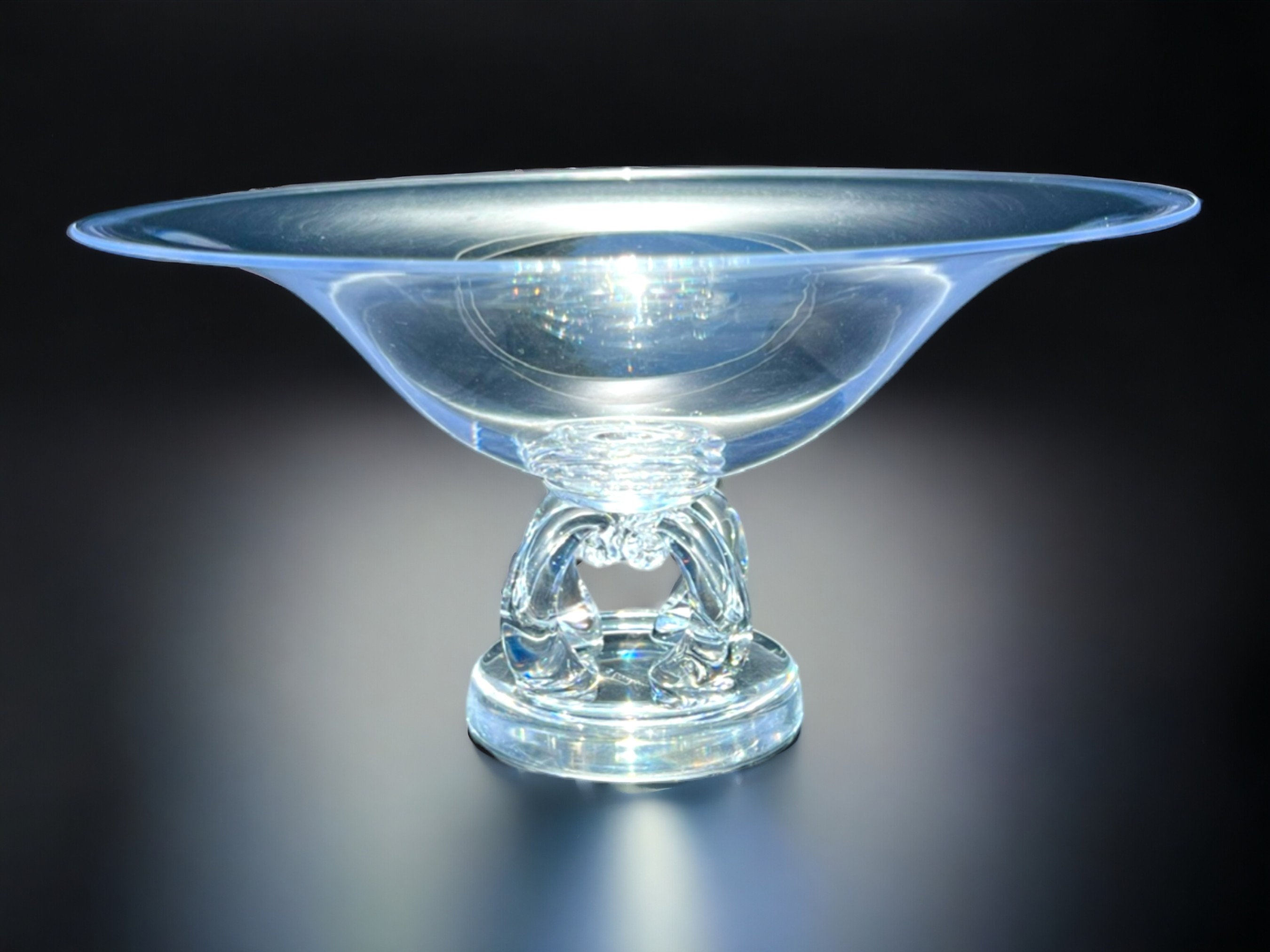 Steuben Signed Hand Blown 10" Crystal Bowl, Pattern 7884 - Etsy