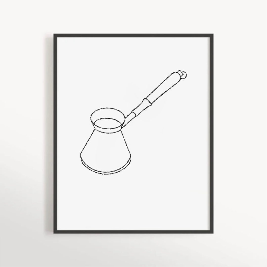 Turkish Coffee Maker Photo Print Digital Download Coffee Bar Decor Art ...