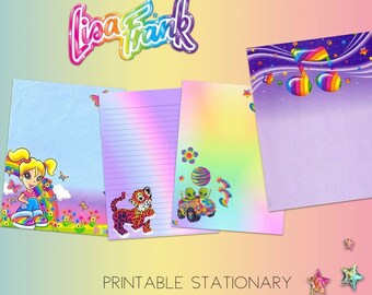 Lisa Frank Digital Paper - Etsy