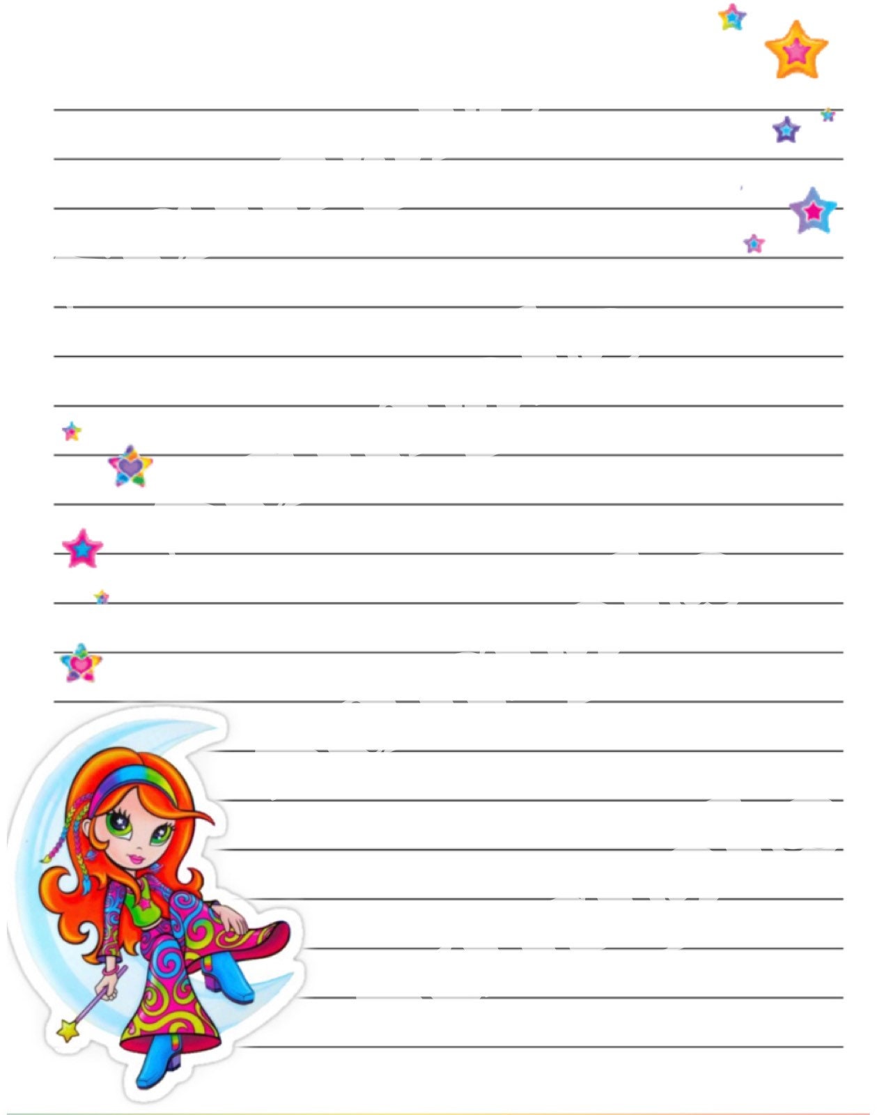 Lisa Frank Stationary *digital Download Printable - Etsy