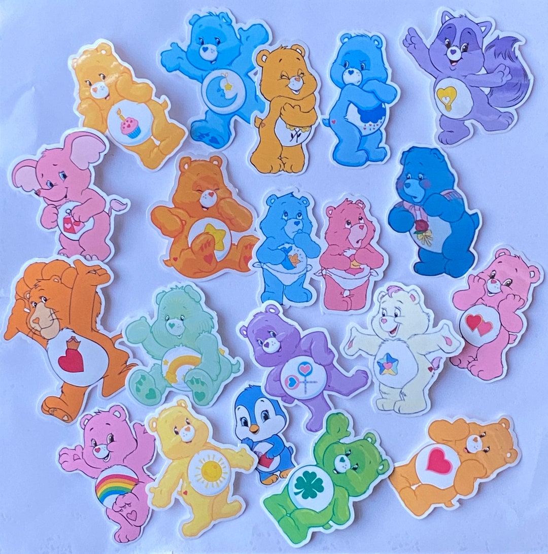 CARE BEARS Sticker Pack, Vinyl Stickers - Etsy Australia