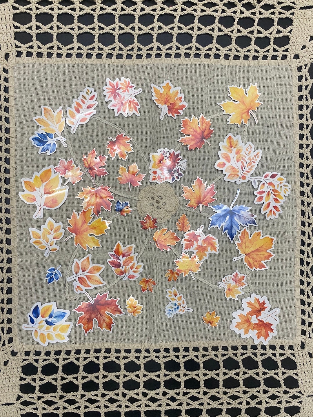 Autumn Leaves Fall Sticker Pack, Vinyl Stickers - Etsy