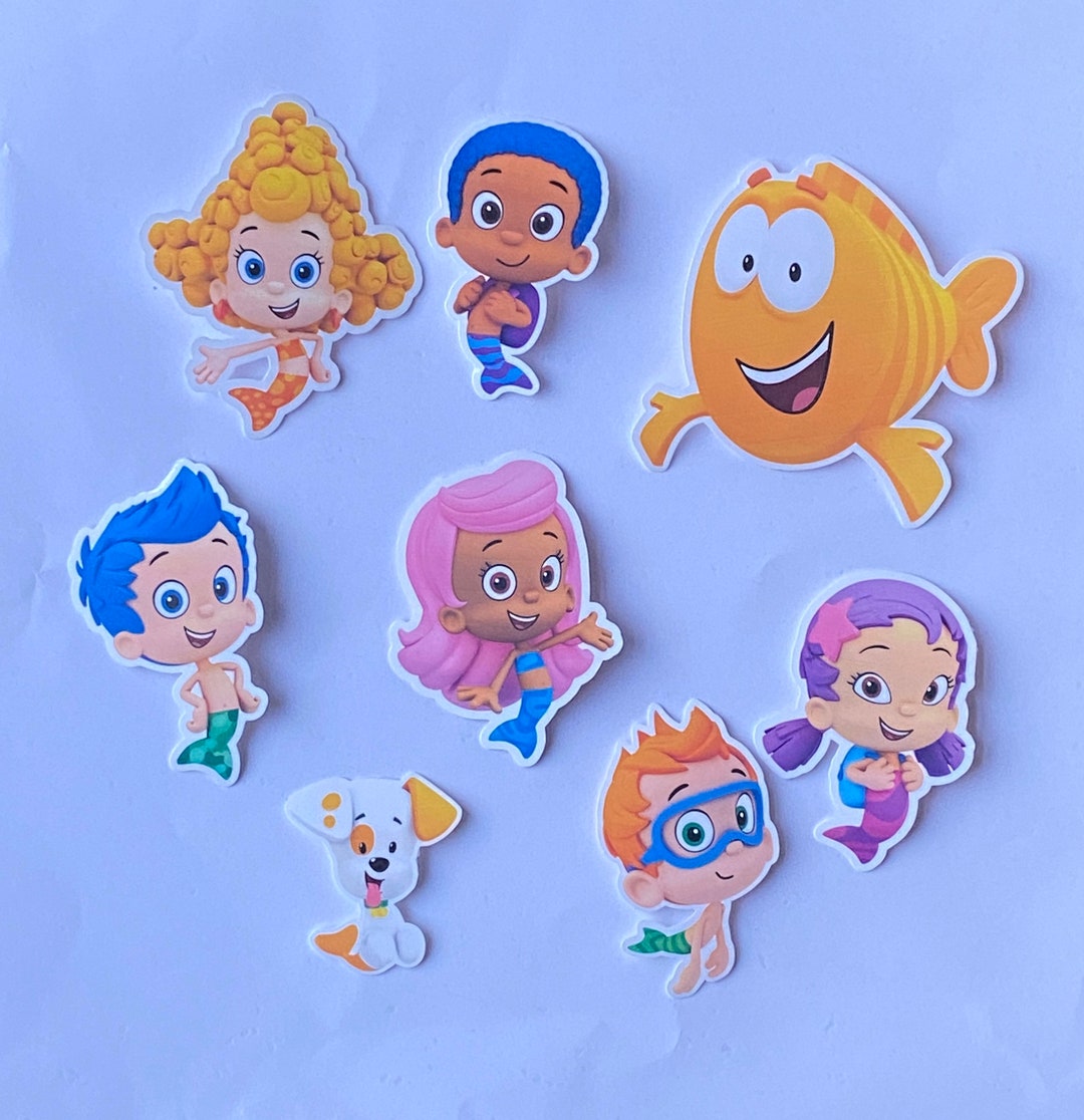 BUBBLE GUPPIES Sticker Pack, Vinyl Stickers - Etsy