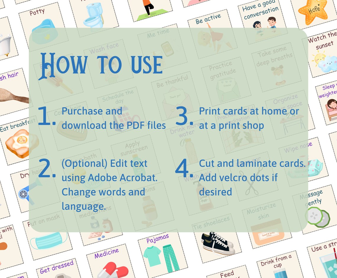 Printable Routine Cards Visual Schedule Toddler Daily - Etsy