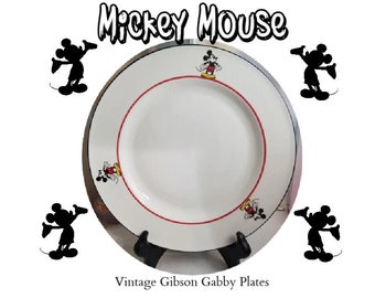 Mickey Mouse Dinner Plate - Etsy