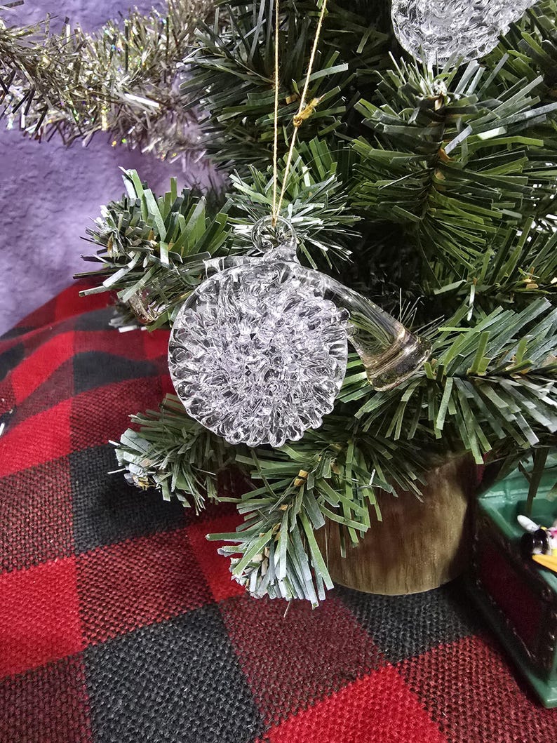 Spun Glass Music Instruments Glass Ornaments, Beautiful Vintage 90s ...