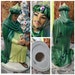 Vintage 1960s Jeweled Nativity Set 9pc, Christmas Nativity Ceramic ...