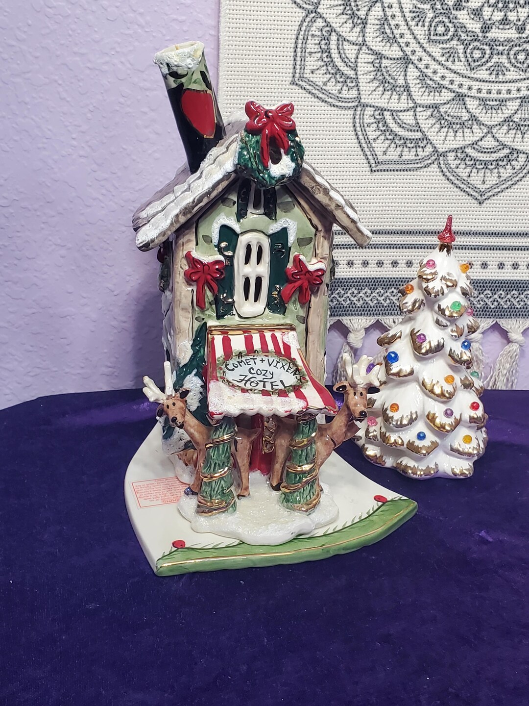 Blue Sky Clayworks Ceramic Porcelain Pottery Handmade Christmas ...