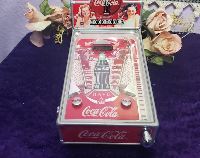 Coca Cola Pin Ball Bank, Vintage Working, Musical Light up Coke, Coca ...