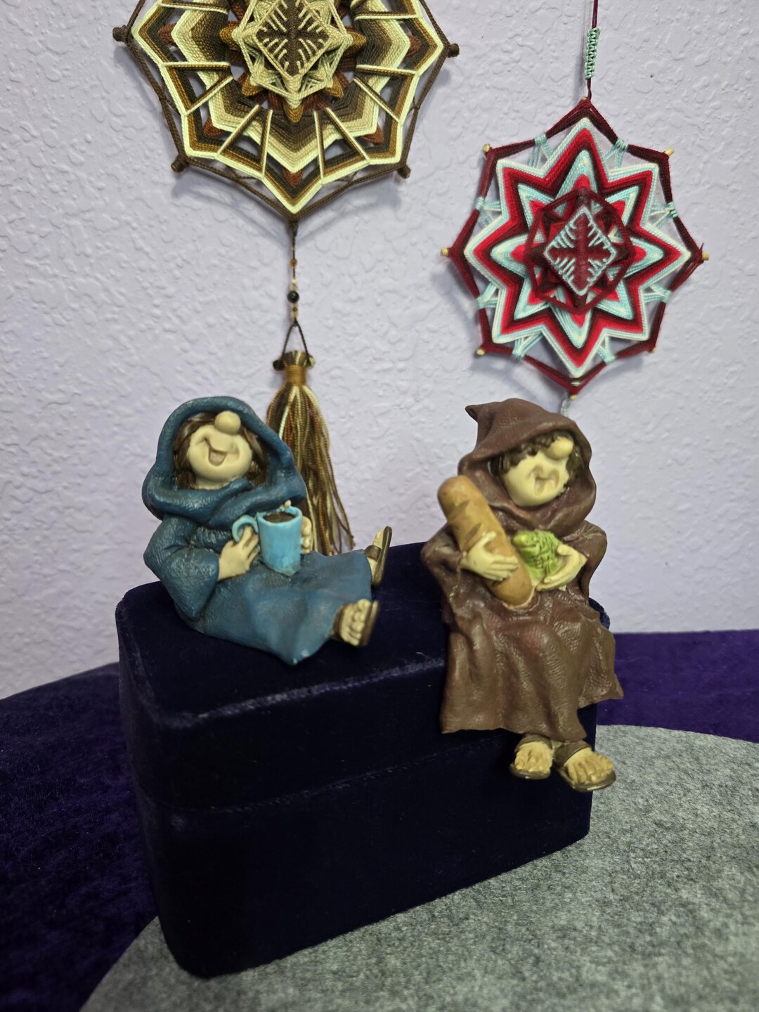 Friar Folk Collectible Figurines, Signed Maureen, Morning Coffee Friar ...