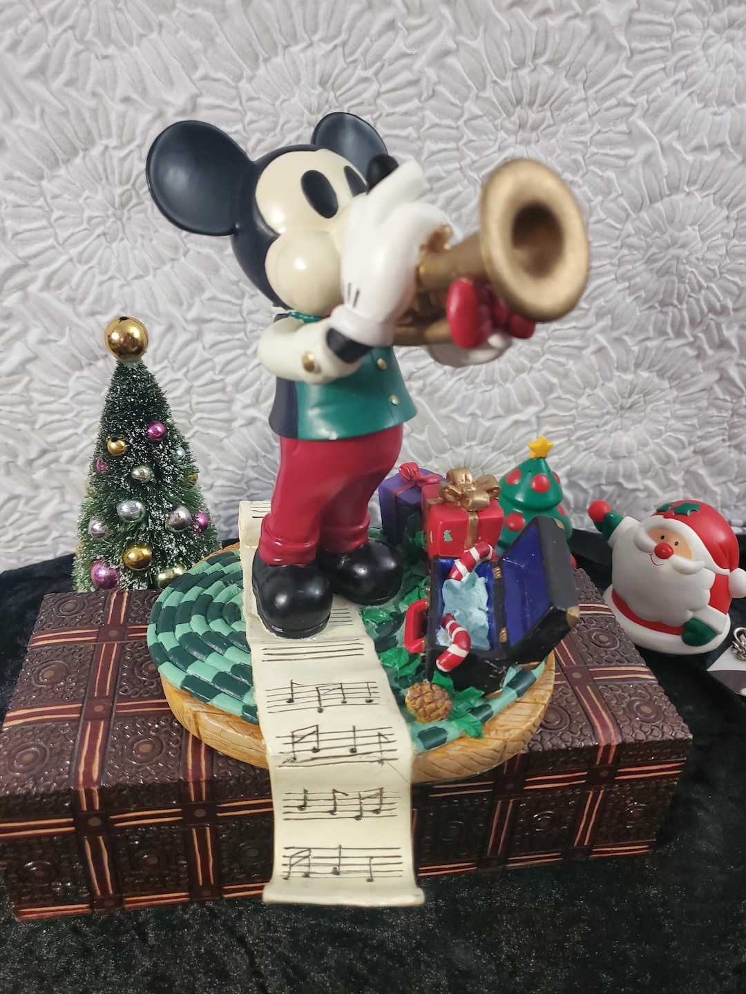 Disney's Mickey Mouse Stocking Holder, Mickey Mouse With Trumpet, Music ...