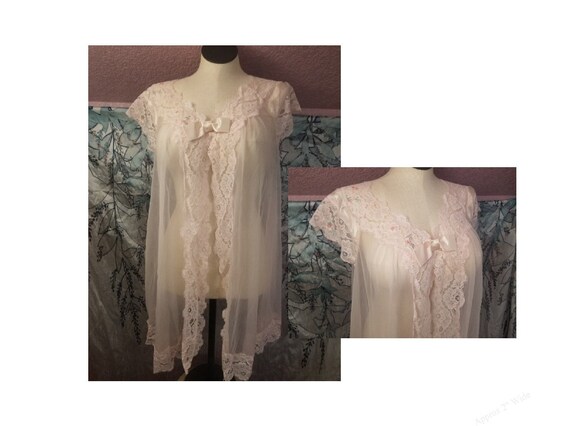 Kitchen & Dining Vintage 1950s 1960s Pinup Shabby Chic Lacy Pink Terry ...