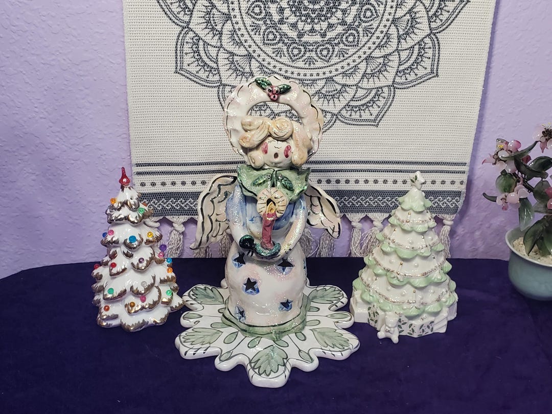 Blue Sky Clayworks Ceramic Porcelain Pottery Handmade Christmas ...