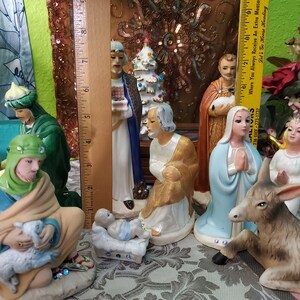 Vintage 1960s Jeweled Nativity Set 9pc Christmas Nativity - Etsy