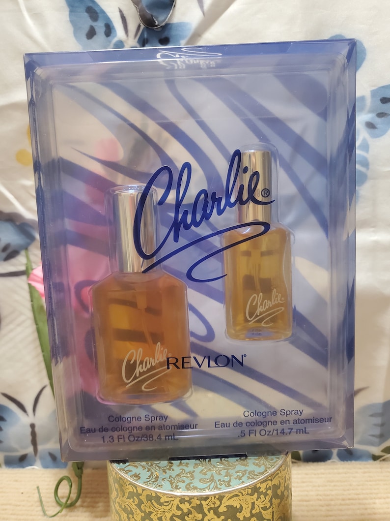 Vintage 2004 Revlon Original Charlie Cologne Spray Perfume Gift Set 1.3 ...