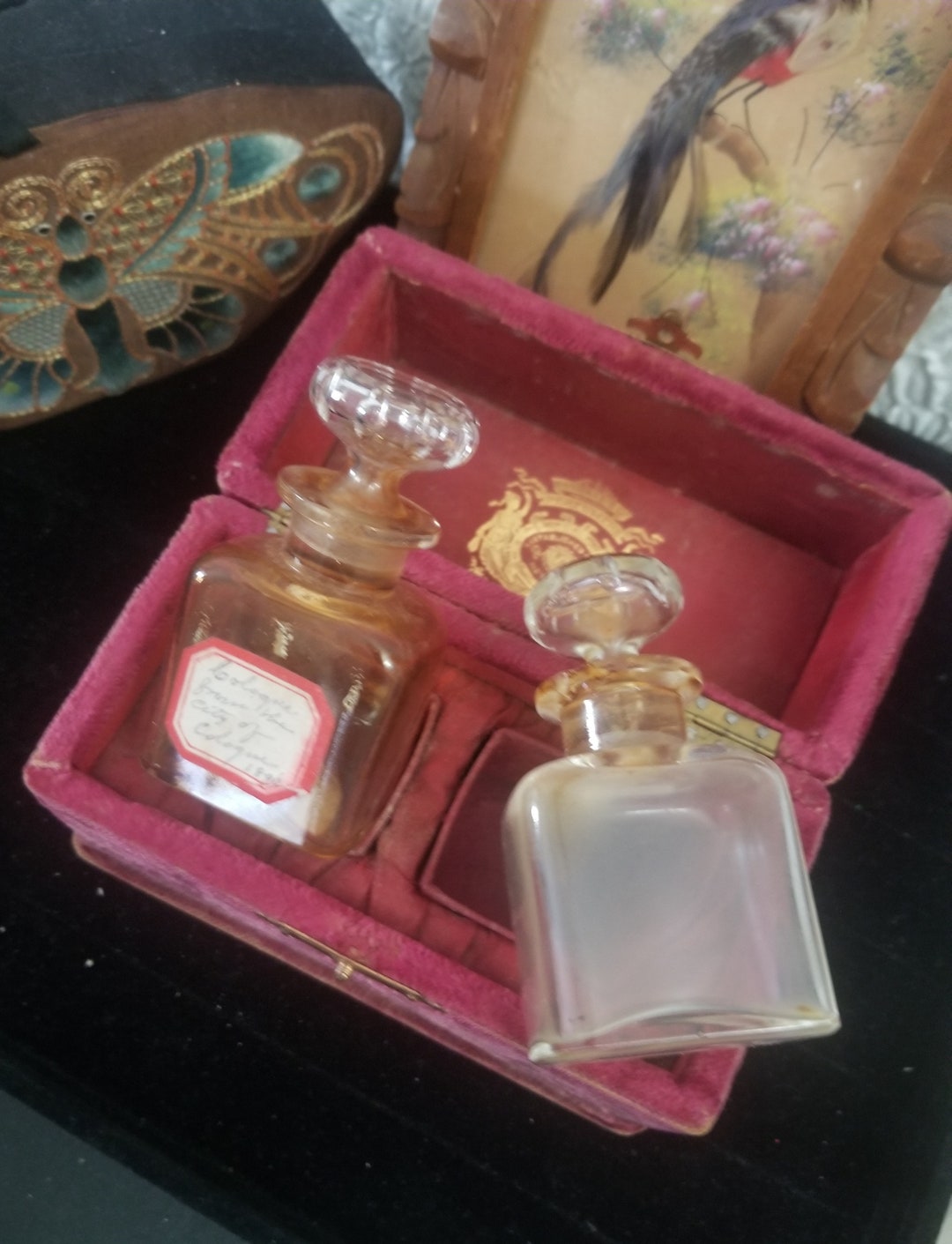 Antique Perfume Bottles Colgate & Co 1870 1890 Scent Bottles W/original ...