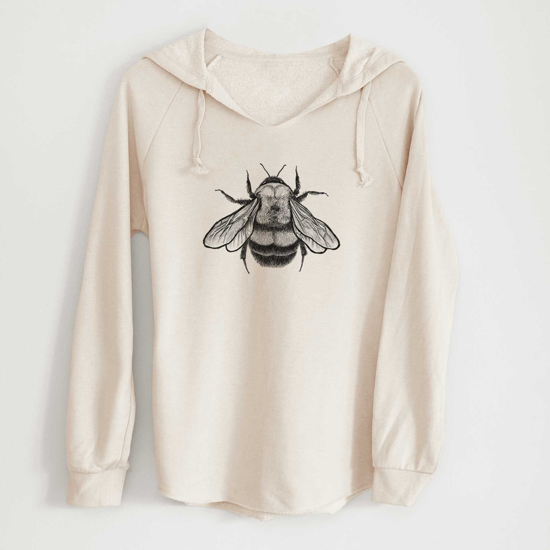 Rusty-patched Bumble Bee Sweatshirt - Hoodie, Nature Inspired, Hand ...