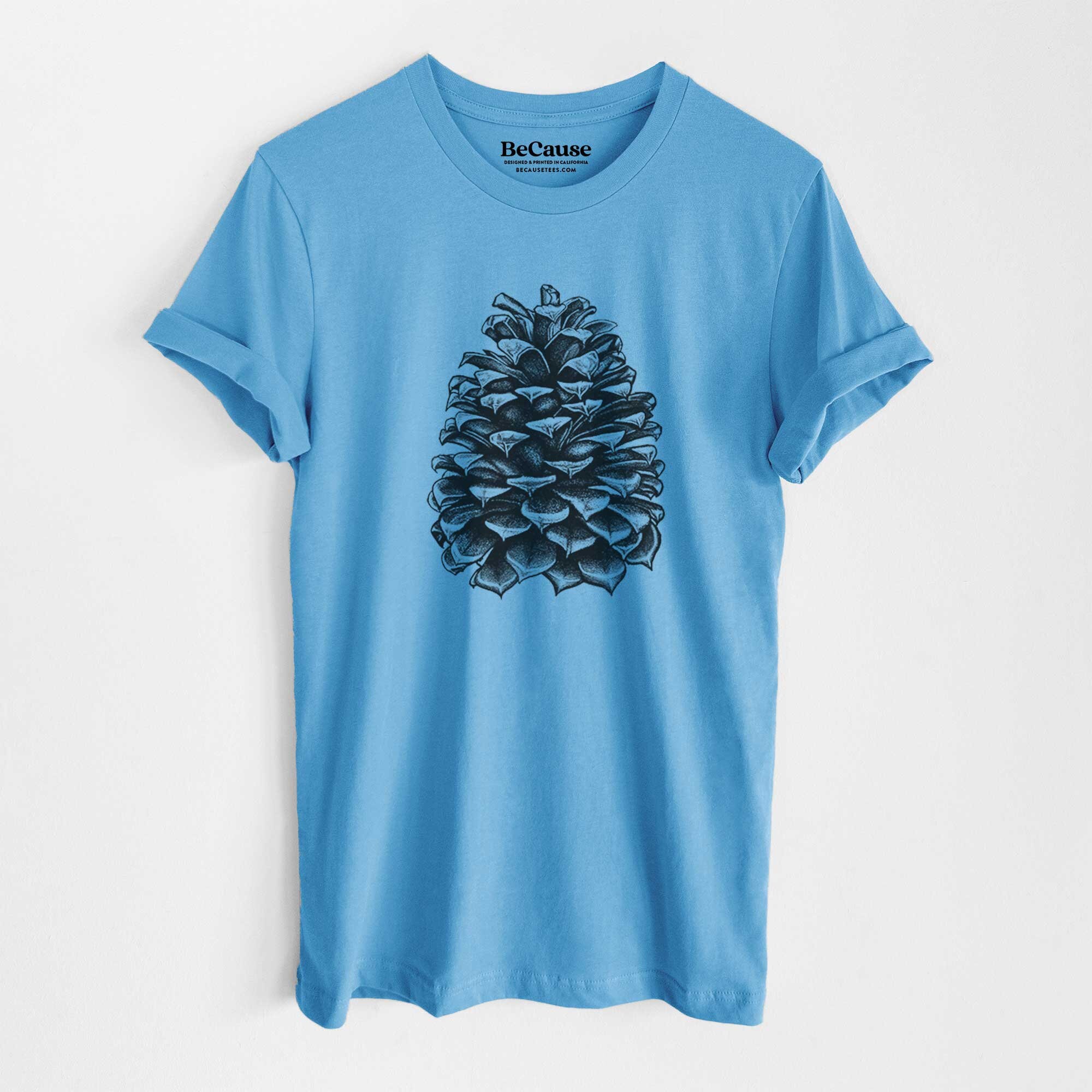 Jeffrey Pine Cone T-shirt - Lightweight Unisex 100% Cotton - Nature ...