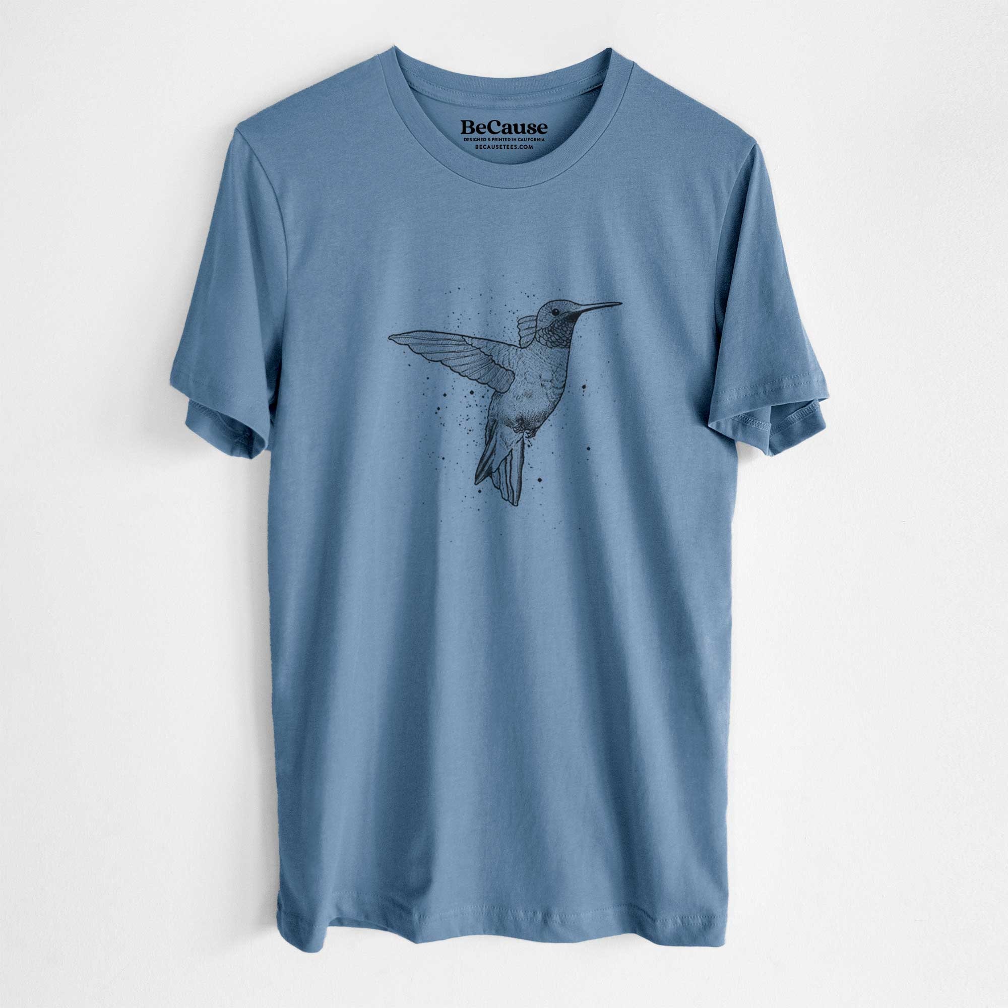 Hummingbird T-shirt - Lightweight Unisex 100% Cotton - Nature Inspired ...