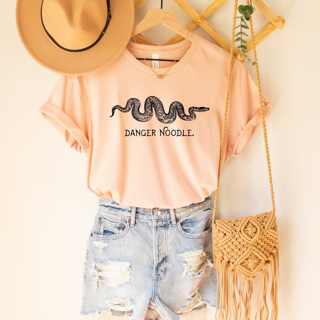 Danger Noodle Nope Noodle Snek Snake Bella+canvas Unisex Jersey Short ...