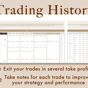 Trading Journal Pro Google Sheets Spreadsheet Template Forex Crypto ...