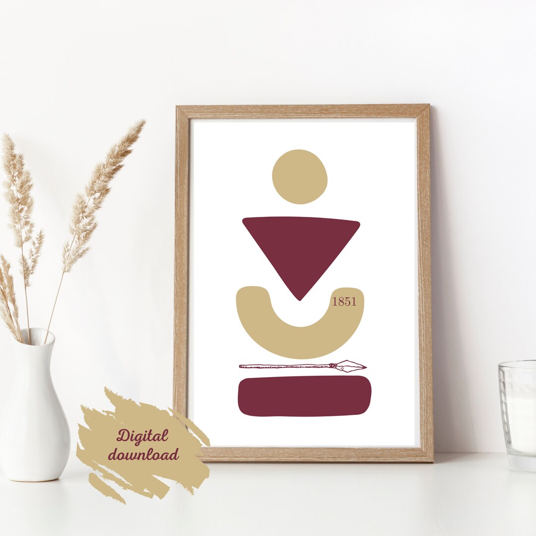 FSU Wall Art - Abstract - Instant Download - Etsy