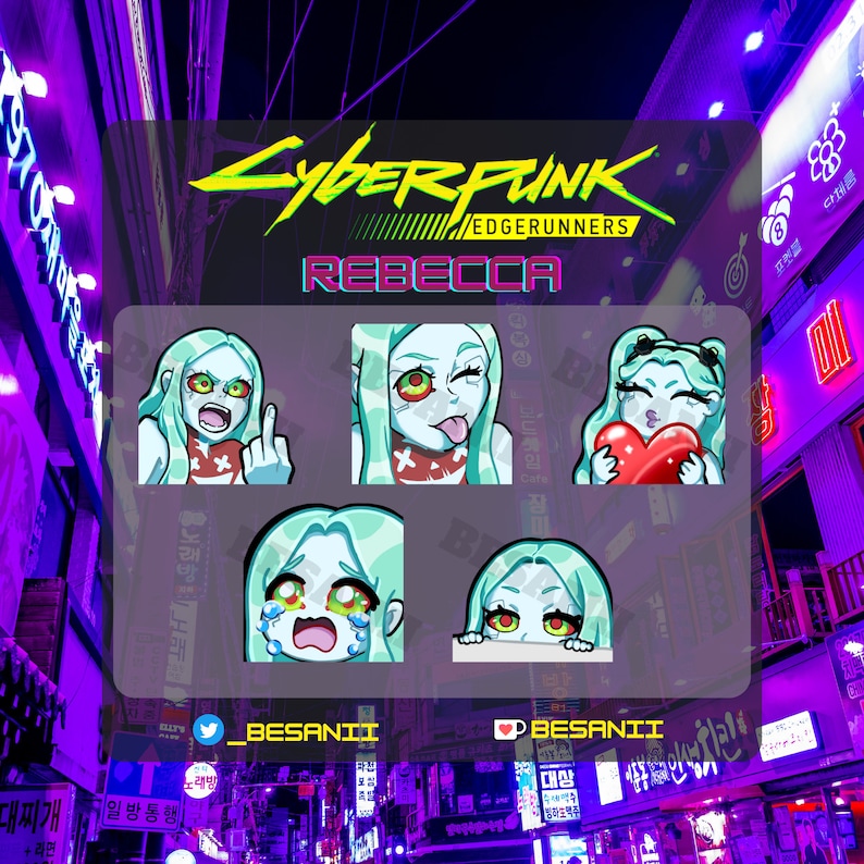 Cyberpunk2077, Cyberpunk Edgerunners, Rebecca, Emotes, Twitch, Discord ... Cyberpunk2077, Cyberpunk Edgerunners, Rebecca, Emotes, Twitch, Discord ...