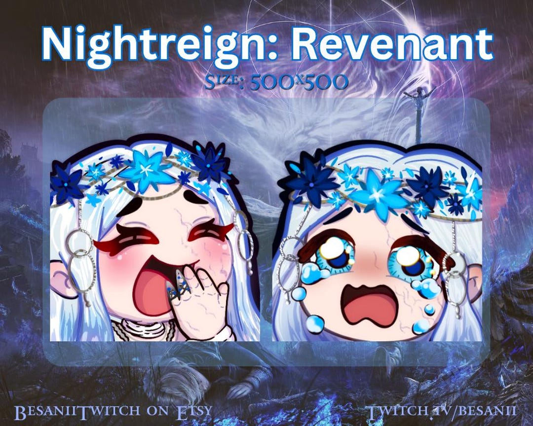 Nightreign Revenant "laughing" and "crying" Emotes for Twitch, Discord ...