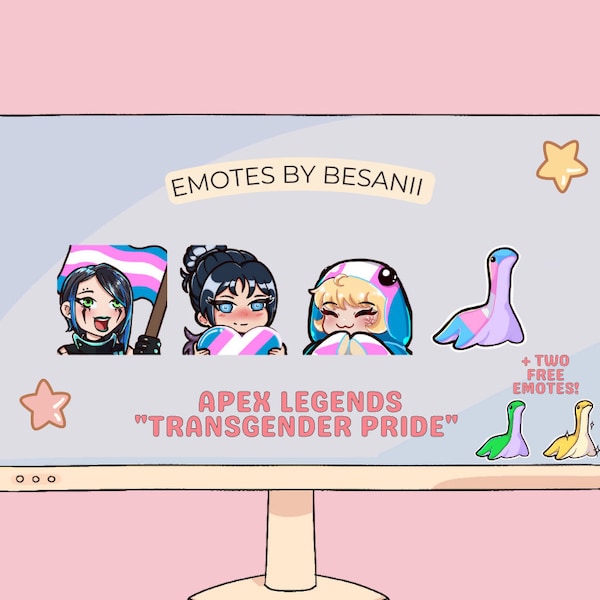 Transgender Emotes for Twitch - Etsy