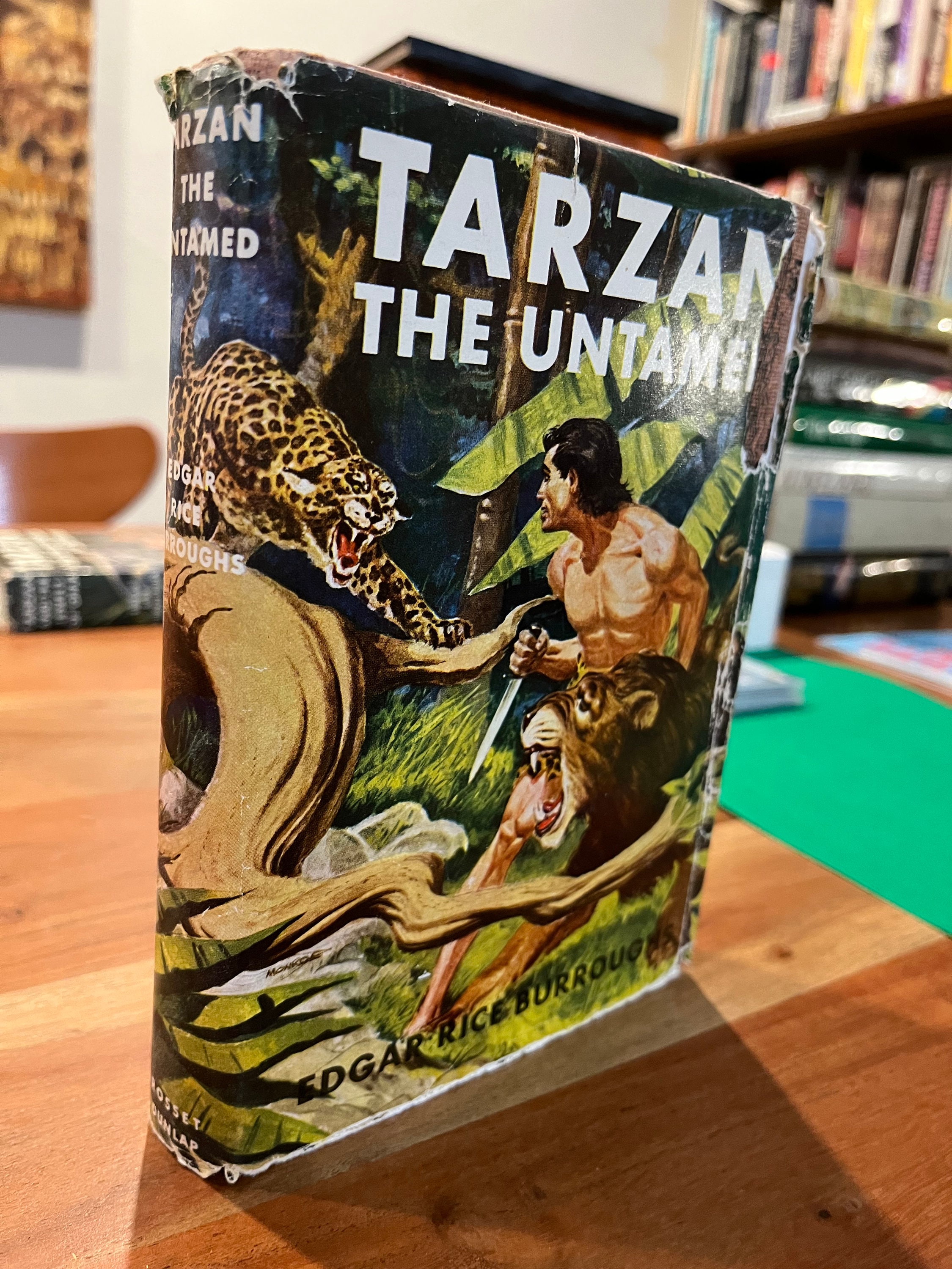 Tarzan the Untamed by Edgar Rice Burroughs Grosset & Dunlap (1920, HC ...