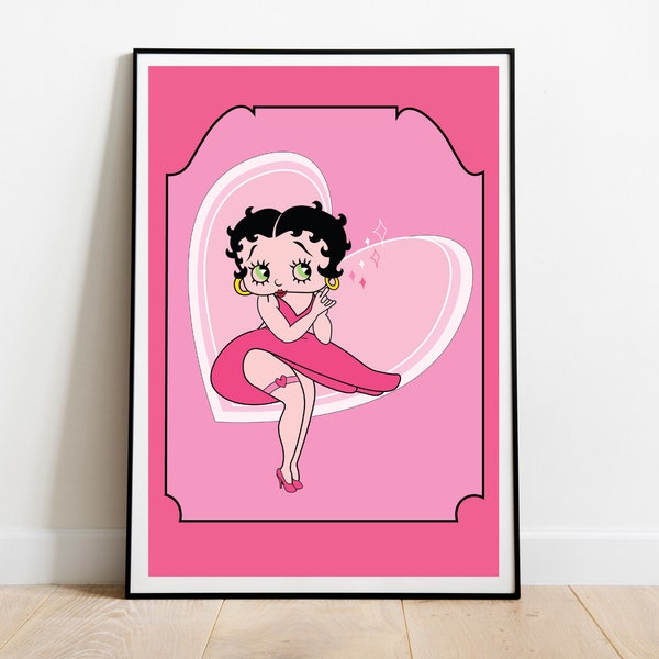 Betty Boop Poster - Etsy