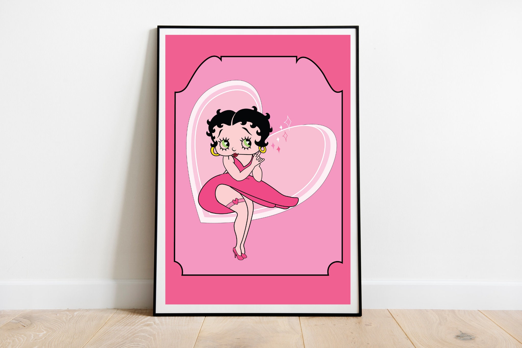 Glitter Betty Boop Wallpaper