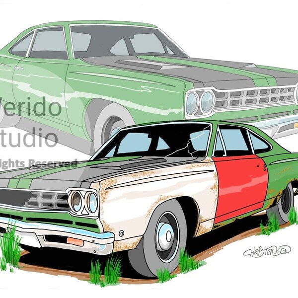 Hot Rod Road Runner - Etsy