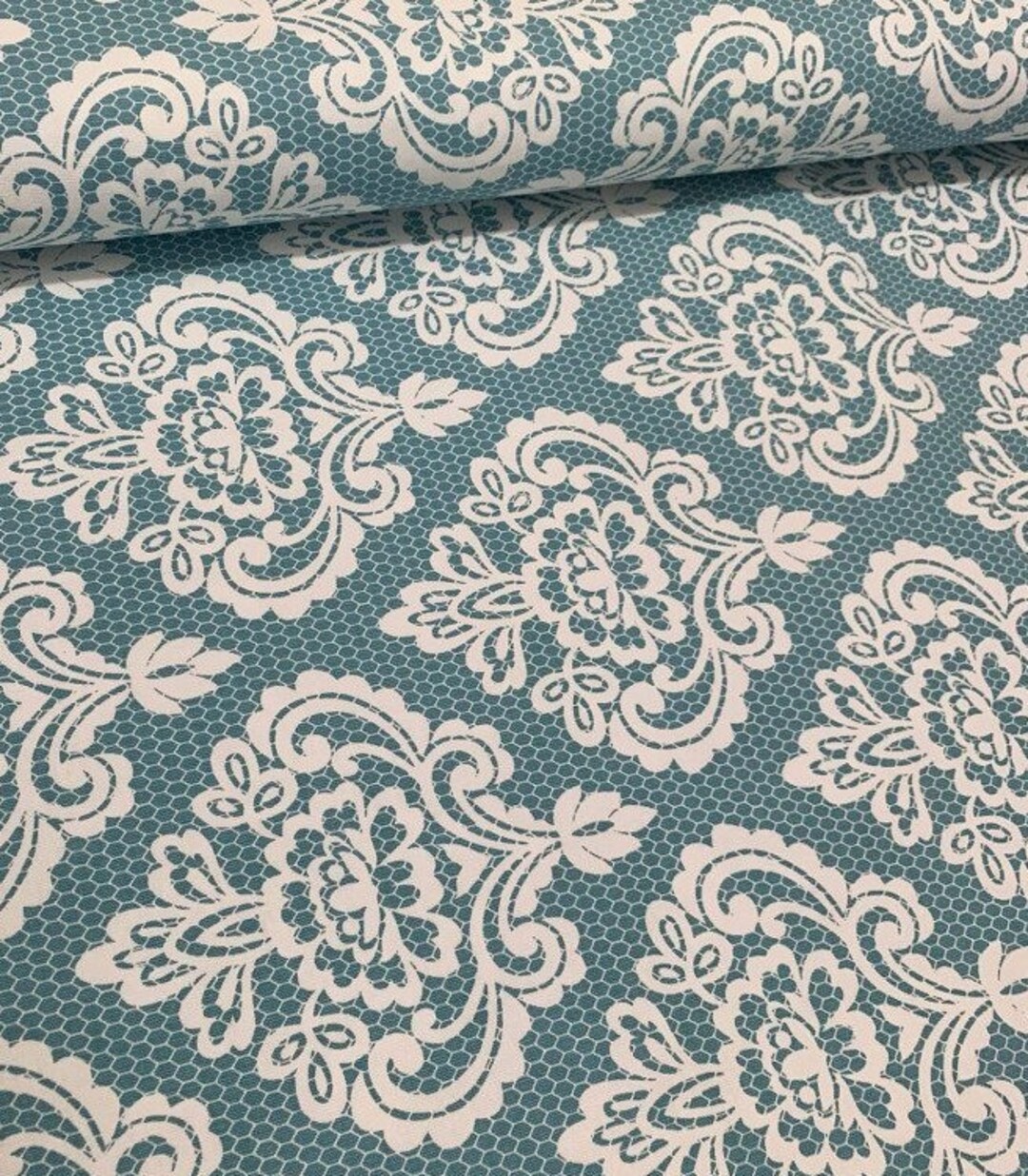 Damask Vintage Upholstery Fabric by Yard, Fabric for Chair,sofa, Bench ...