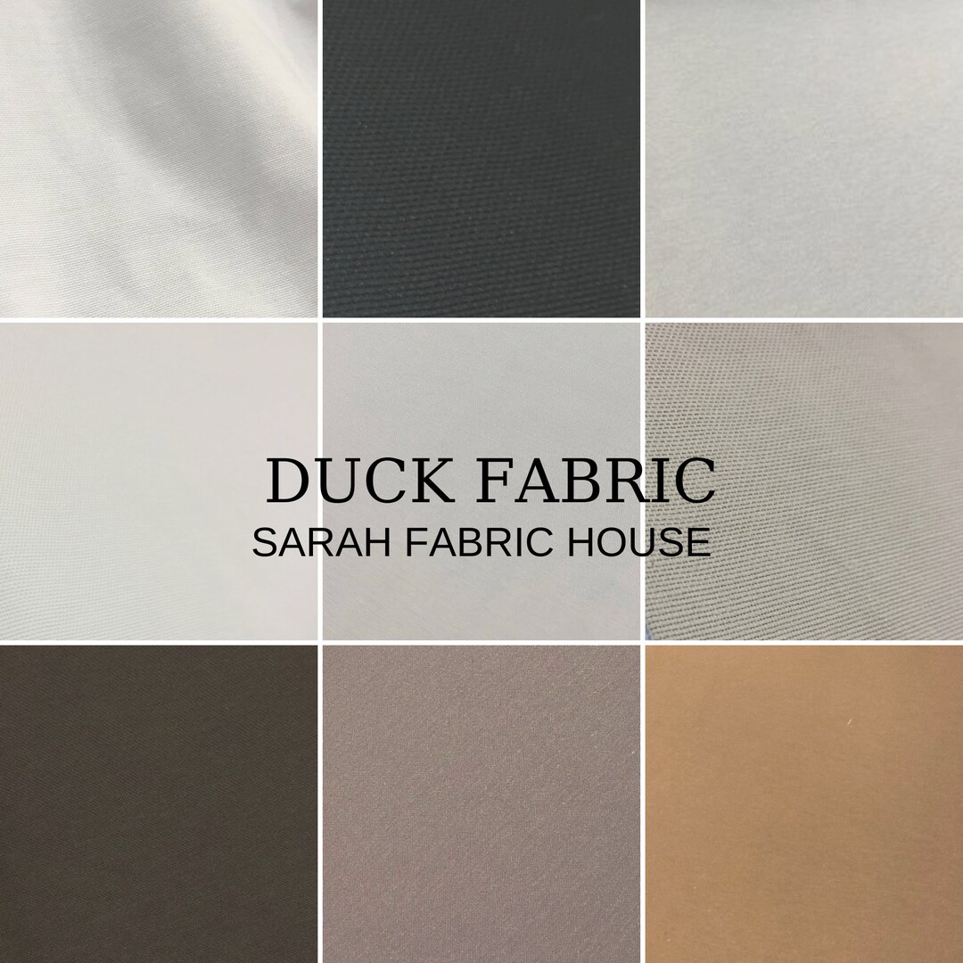 Cotton Duck Canvas Fabric, Solid Colors Indoor, Outdoor Upholstery ...