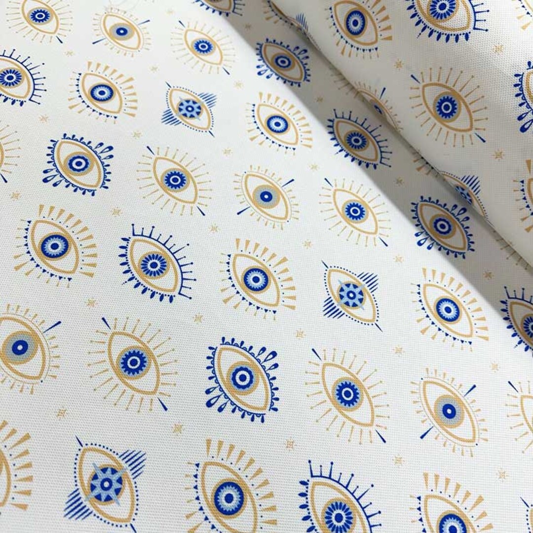 Evil Eye Print Upholstery Fabric, Turkish Home Decor Fabric by Yard - Etsy