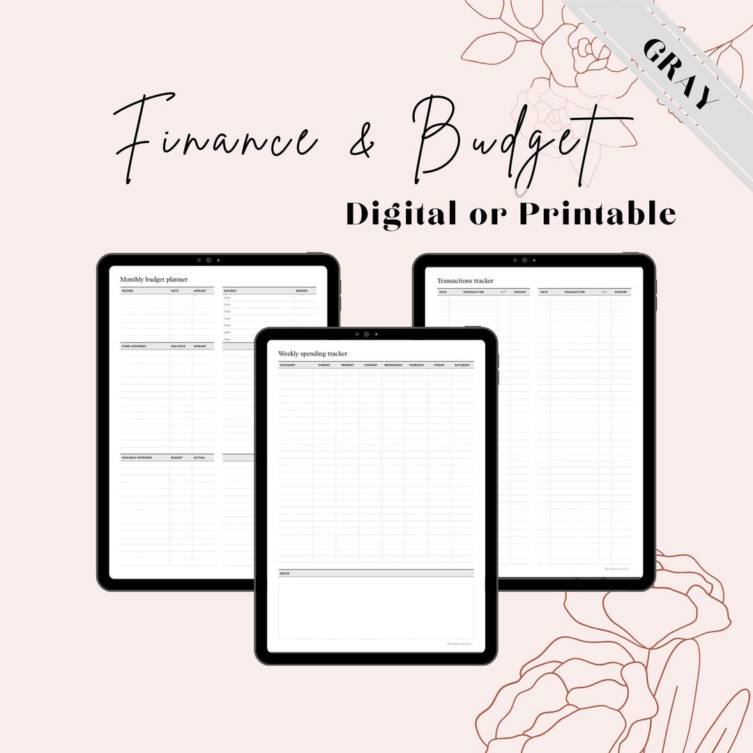 Digital Budget Planner, Digital Planner, Goodnotes Digital Planner ...