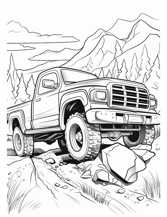 Ford F150 Coloring Pages