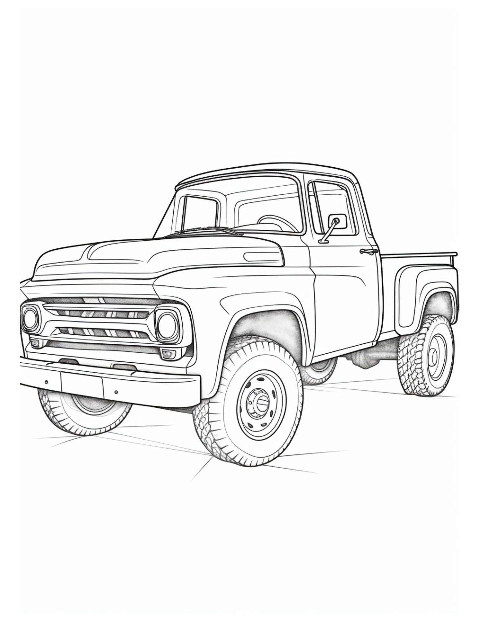 1965 Ford Truck Coloring Pages