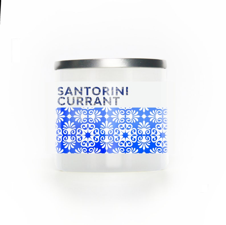 Santorini Currant 3-wick 15oz Scented Soy Candle Black Currant Lemon ...